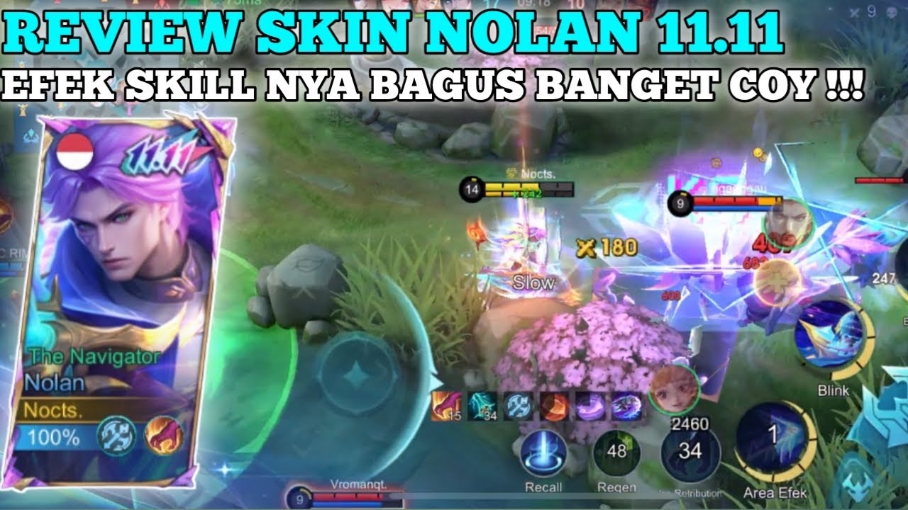 REVIEW SKIN NOLAN 11.11 !!! EFEK NYA BAGUS BANGET COY !!! - MOBILE ...
