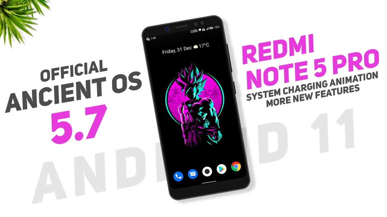 Ancient OS 5.7 Official For Redmi Note 5 Pro | Android 11 | New ...