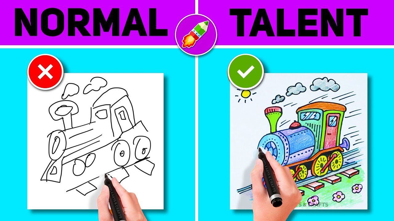 How to draw transport interesting collection of video tutorials easy ...
