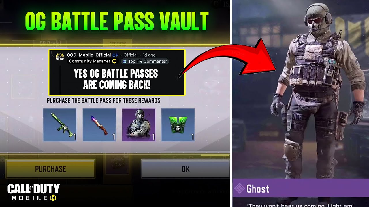 OG Battle Pass Returns in BP Vault CODM - 2019-20 Battle Pass Vault COD ...