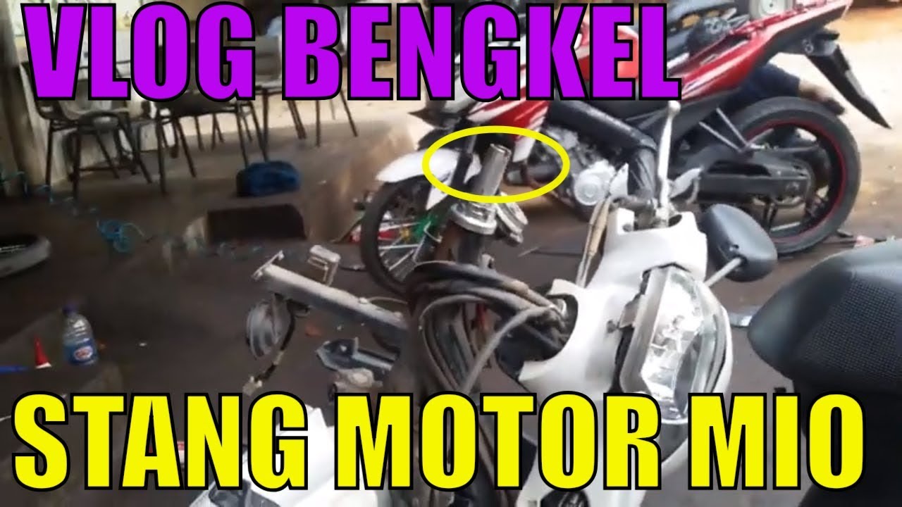 Cara Meluruskan Setir / Stang Motor Yamaha Mio GT - YouTube