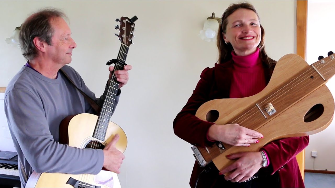 White Swans Duet Guitars Composition John Michael Stevens with Lyudmila ...