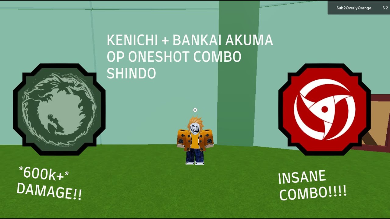 KENICHI + BANKAI AKUMA OP ONESHOT COMBO (600k+ Damage) | Shindo Life ...