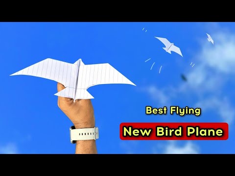 Bird plane, flying bird,how to make a flying bird,easy origami bird ...
