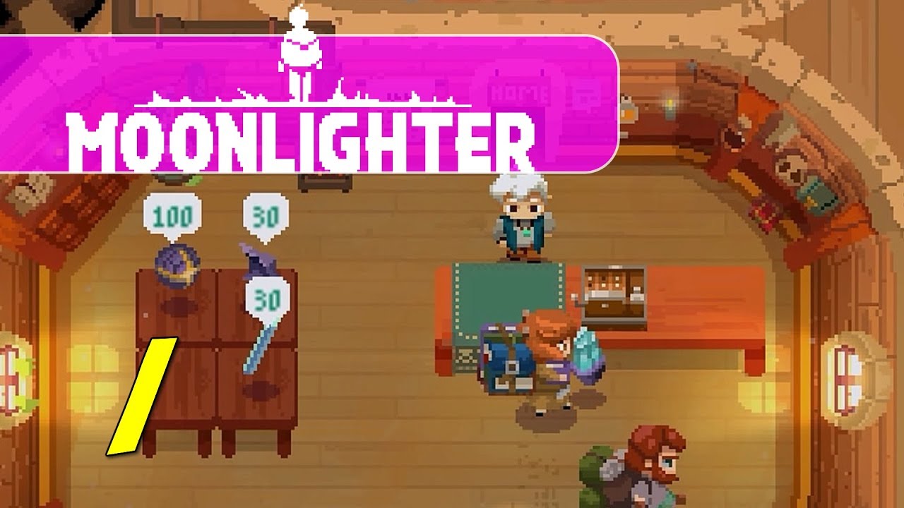 Moonlighter - Let's Play Ep 1 - ADVENTURE BEGINS - YouTube