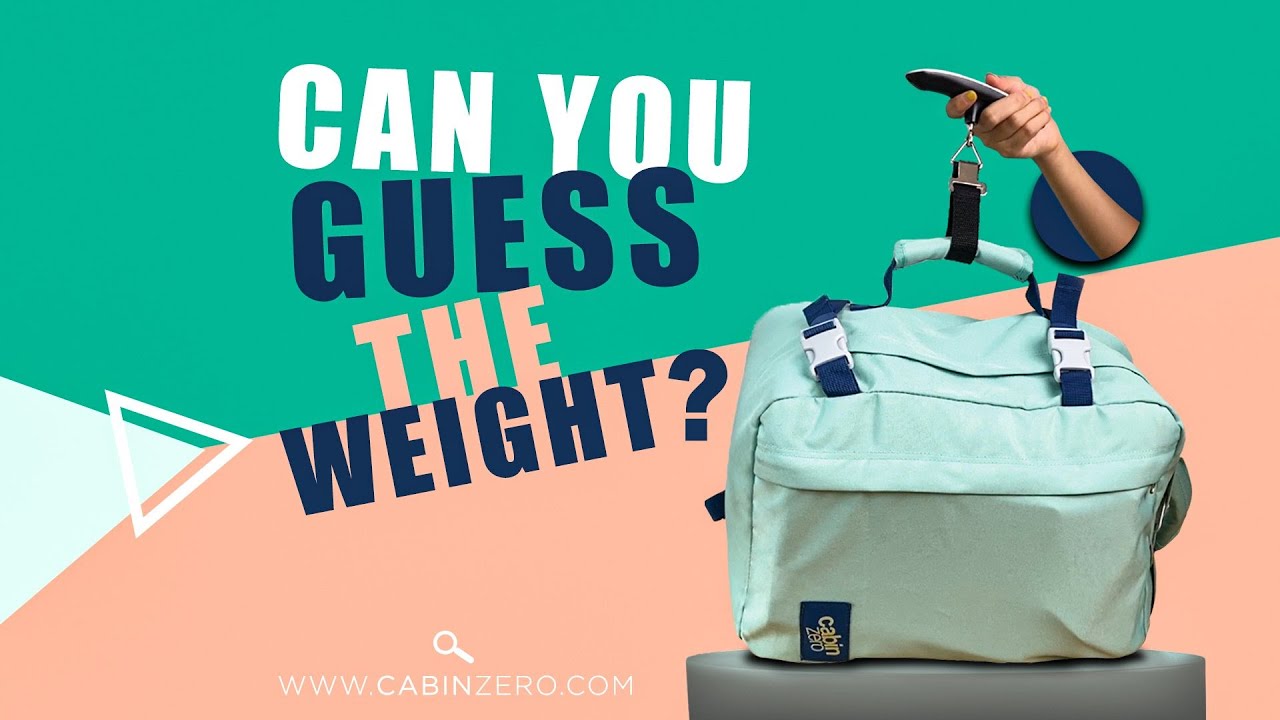 GUESS THE WEIGHT Challenge | Classic Backpack 28L - YouTube