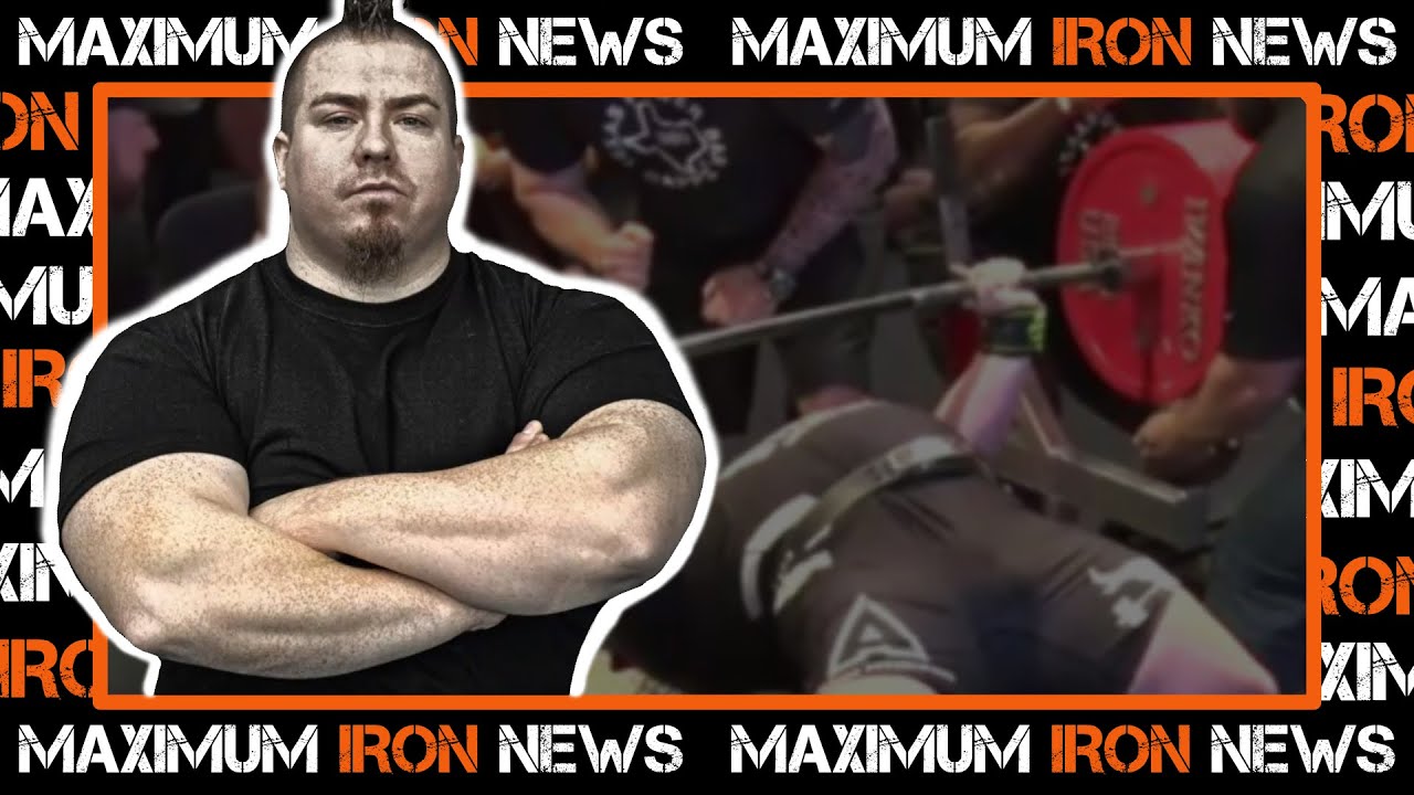 Single Ply World Record Bench Press | Jimmy Kolb | 1,080 lbs 490 kg ...