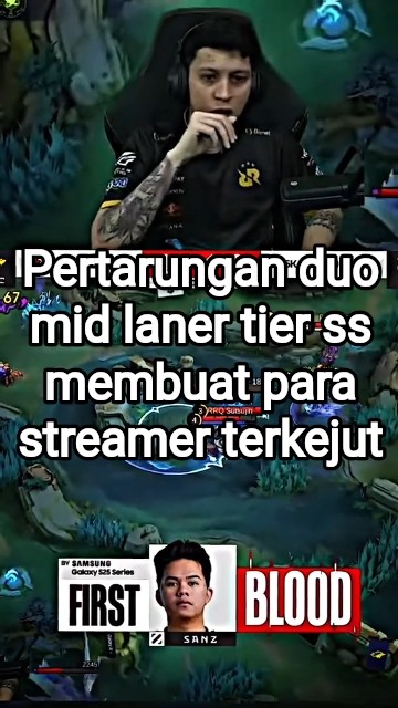 pertarungan duo mid laner tier ss membuat para streamer terkejut #sanz ...