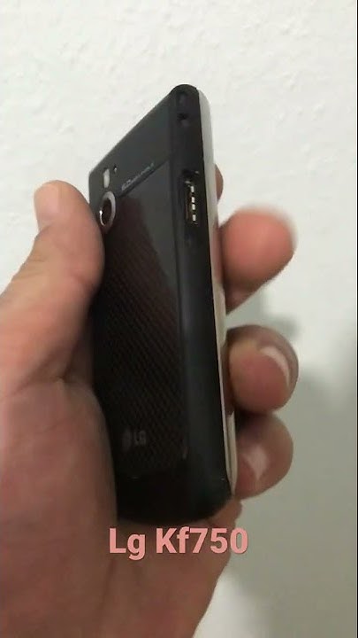 Lg Kf750 - YouTube