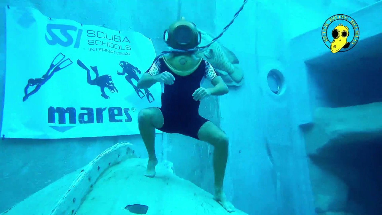 Speed dives with the Dutch Diving Helmets at Monte Mare - YouTube