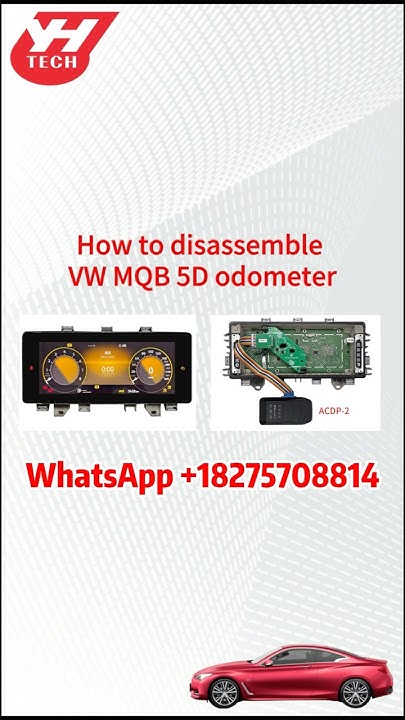 VW Golf 8 MQB RH850 5D LCD virtual cluster Disassembly and Interface ...