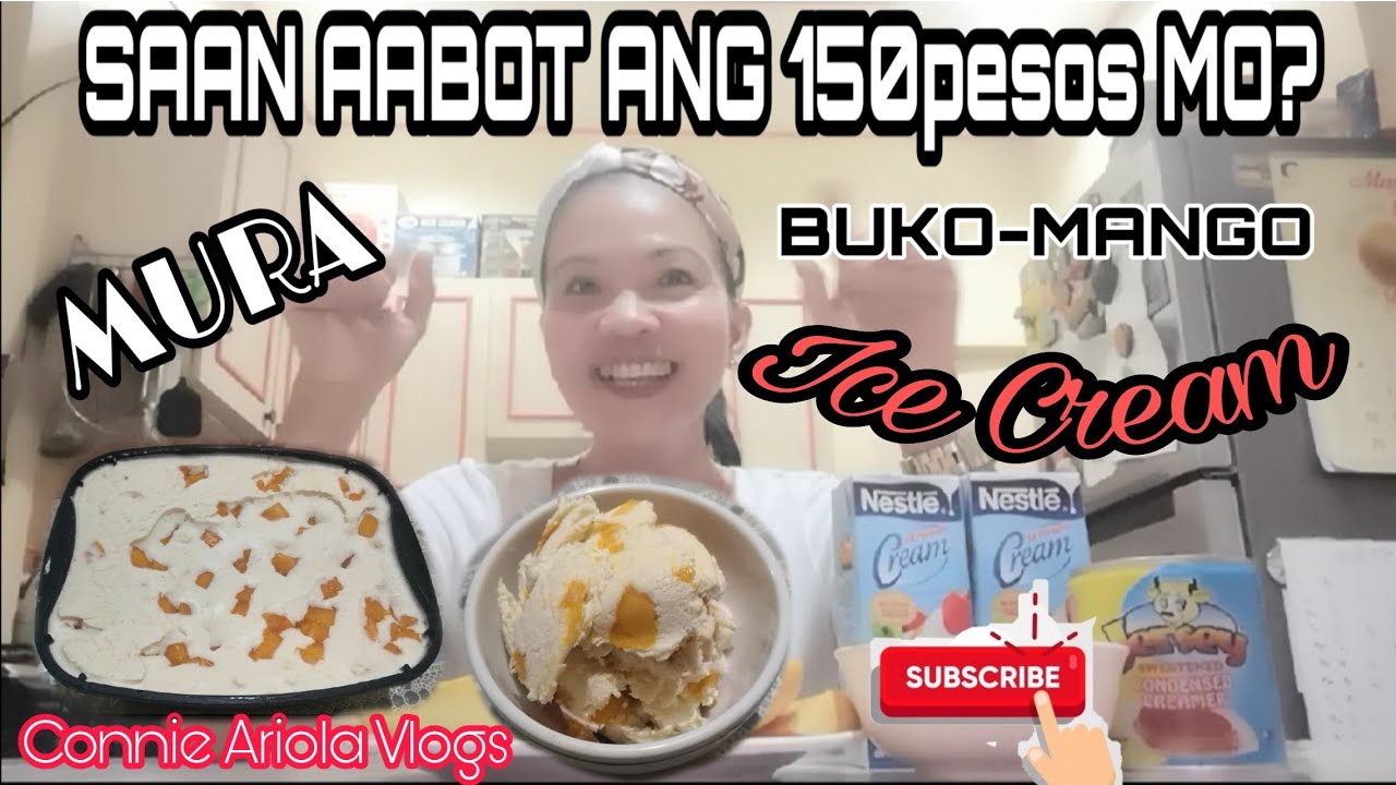 BUKO-MANGO ICE CREAM / Quarantine Menu - YouTube