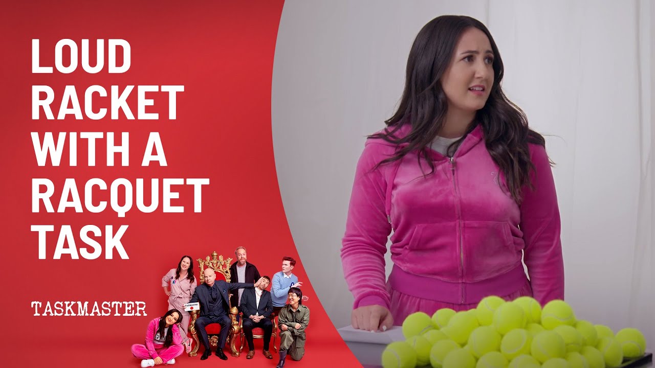 Loud Racket With A Racquet Task | Taskmaster Australia | Channel 10 ...