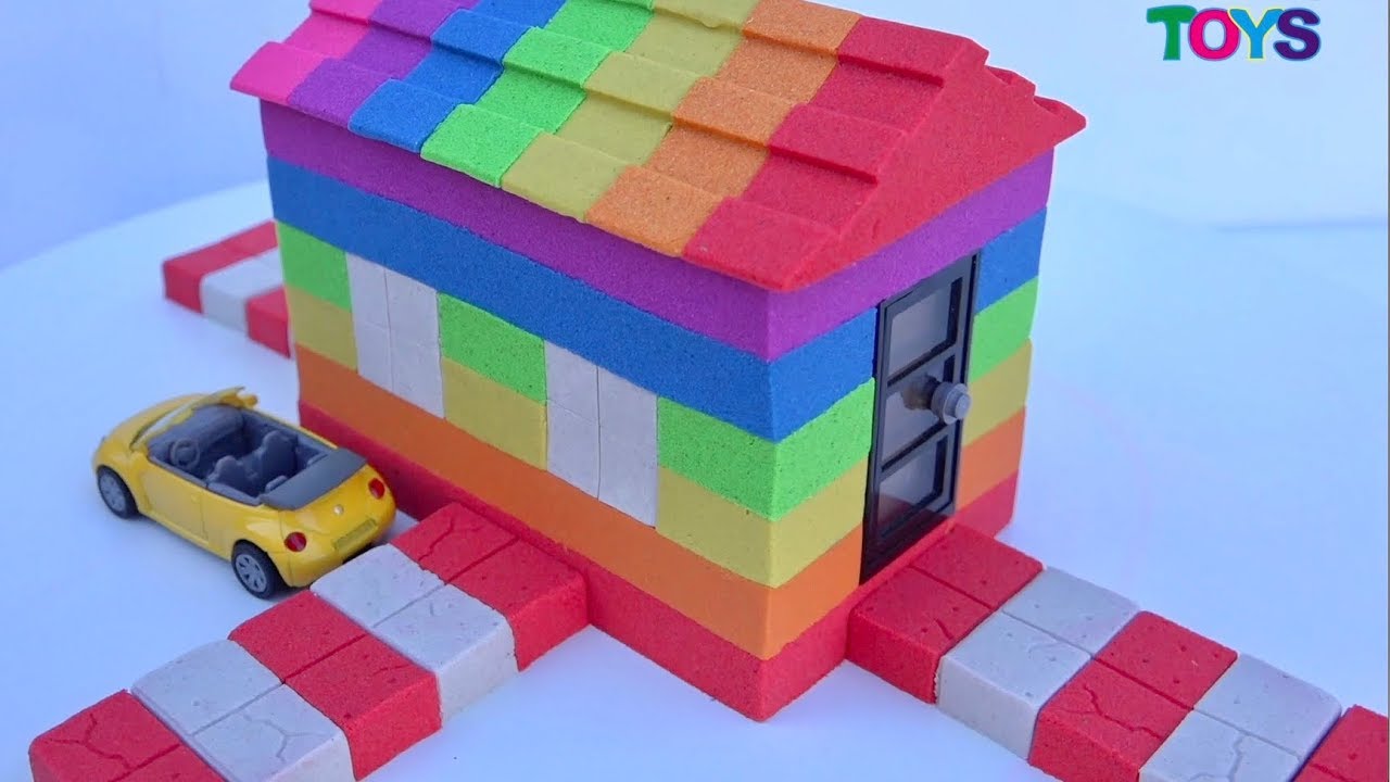 Learn Colors For Children Sand House - YouTube