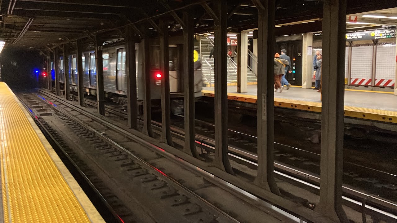 R68A Q train departing 57th street- 7th avenue - YouTube