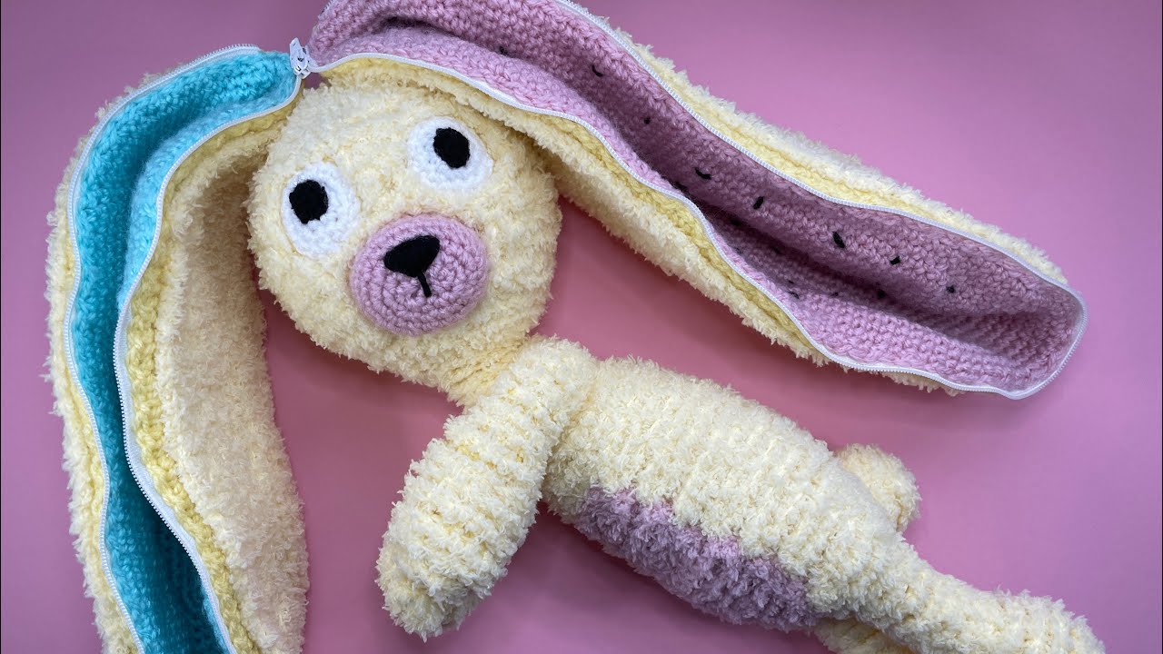 My funny bunny easter project for 2023! A bunny with melon ears! - YouTube