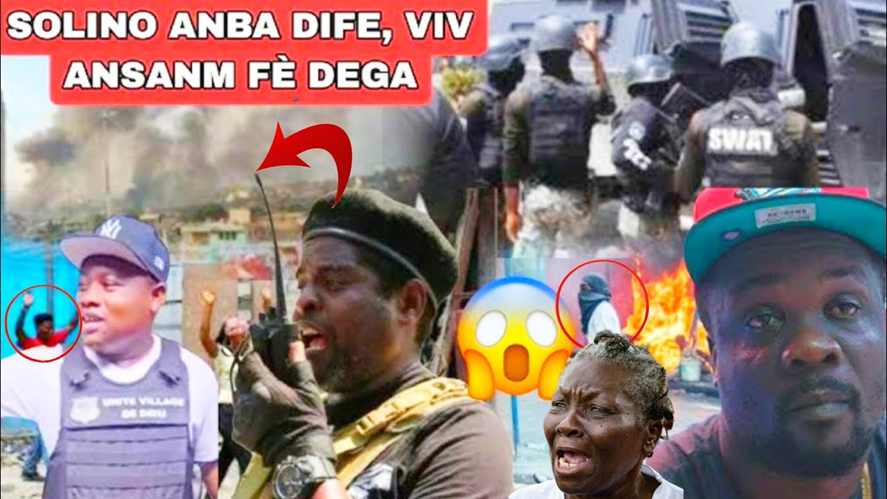 B4ndi yo ale ak 5 moun nan solino,epi mete dif& nan plizyè kay Depiw ...