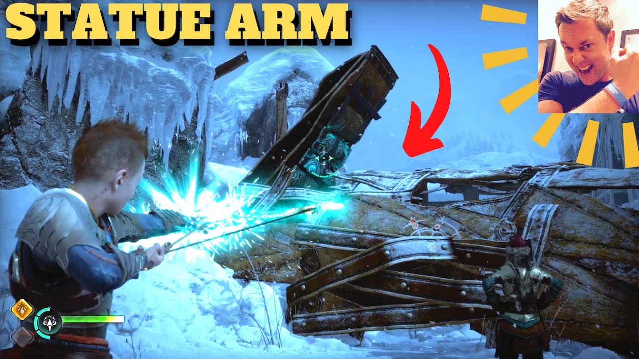 God of War Ragnarok: Broken Statue Arm (Atreus, Sindri, Jormungandr ...
