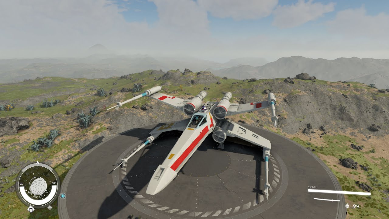 Big X-wing fighter for Starfield - YouTube