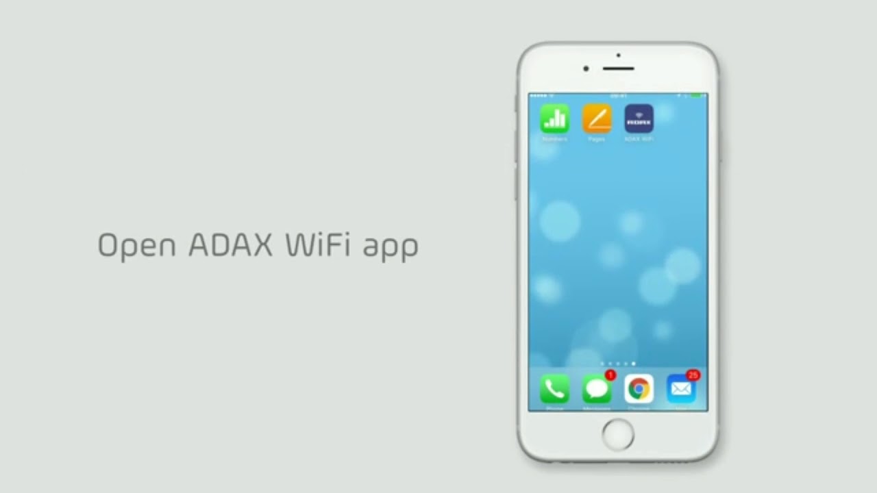 Adax Wifi beállítás - YouTube