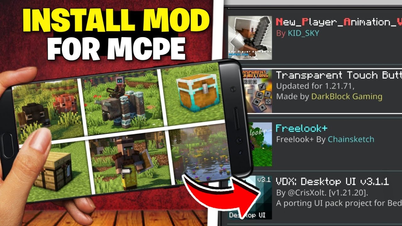 🔥 How to Install MODS in MCPE | Full Easy Guide for Beginners ⚙️ - YouTube