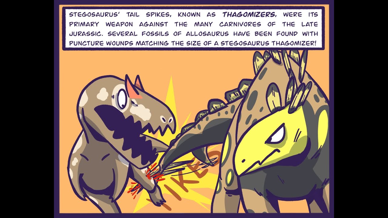 Dinosaur Facts: Stegosaurus I Am a Stegosaurus! (Dinosaur Comic Dub ...