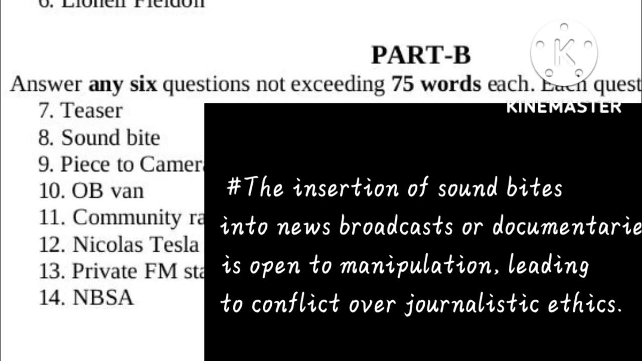 Introduction to Broadcast Journalism - YouTube