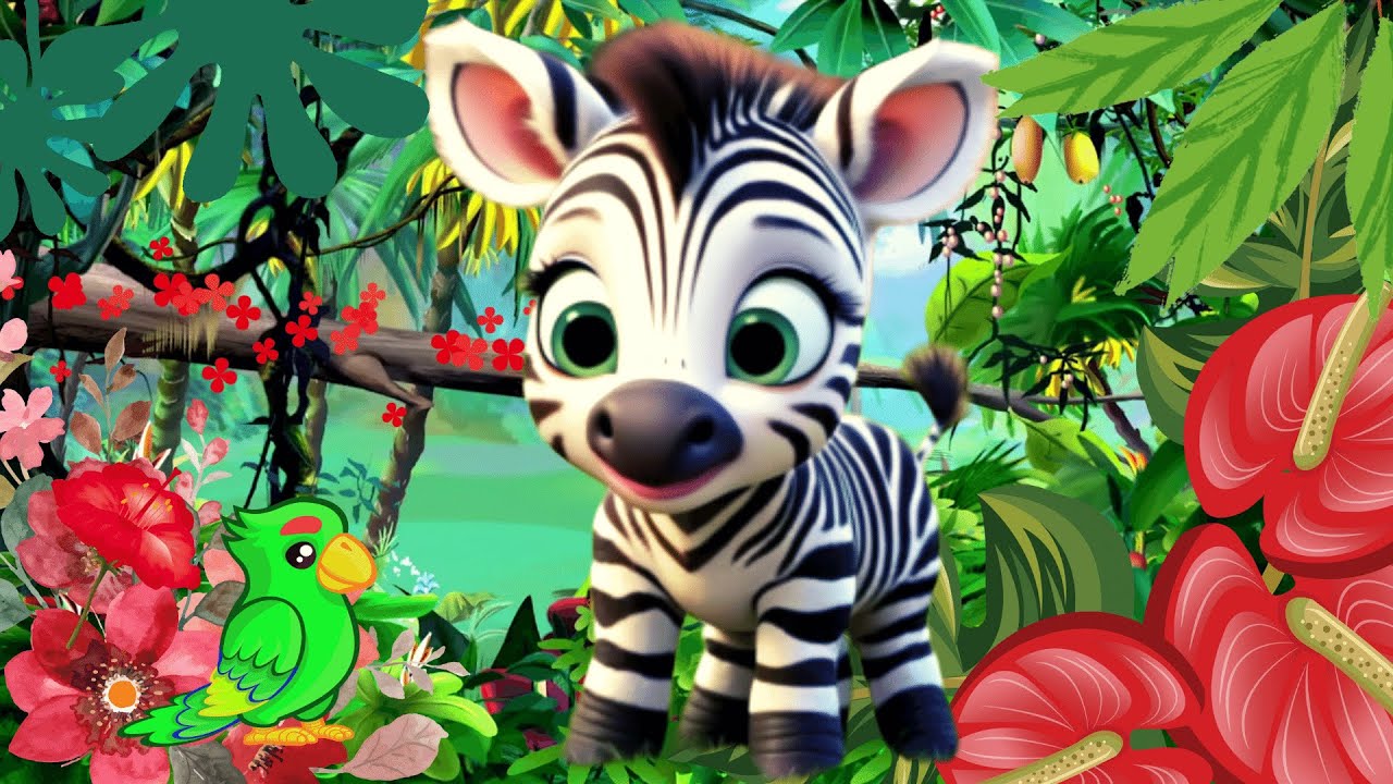 Zebra Baby - Nursery Rhymes - YouTube