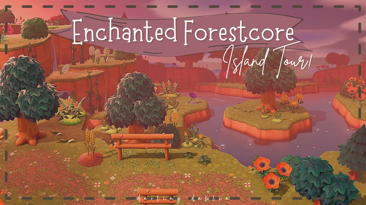 Enchanted Forestcore Island Tour! || Animal Crossing: New Horizons 🌷 ...