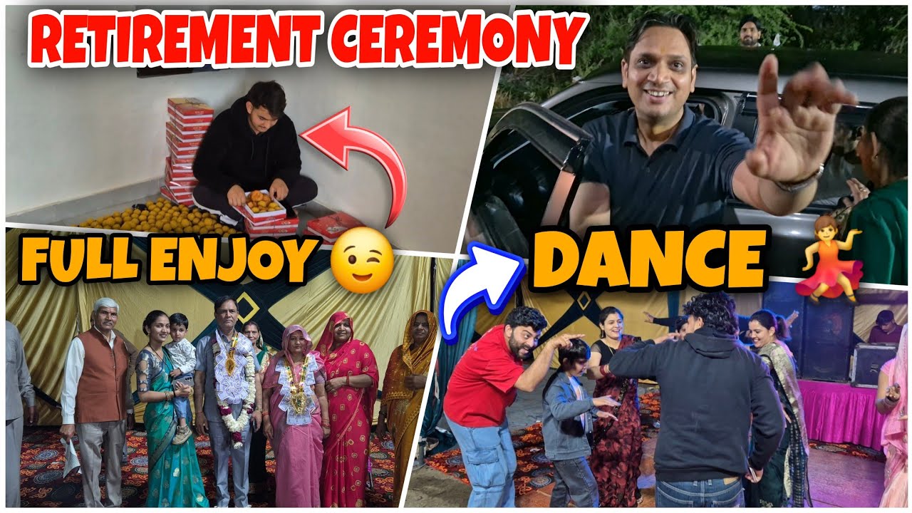 Retirement Ceremony ki Dance Night🔥ll Aajka Busy Day🔥ll @hyuvlogs - YouTube