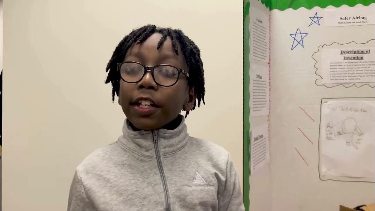 Anchor Scholars invent an improved airbag | The Anchor School - YouTube