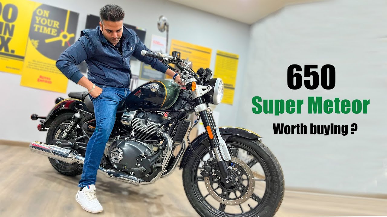 Full Details Of Royal Enfield Super Meteor 650 - Deep Details - YouTube