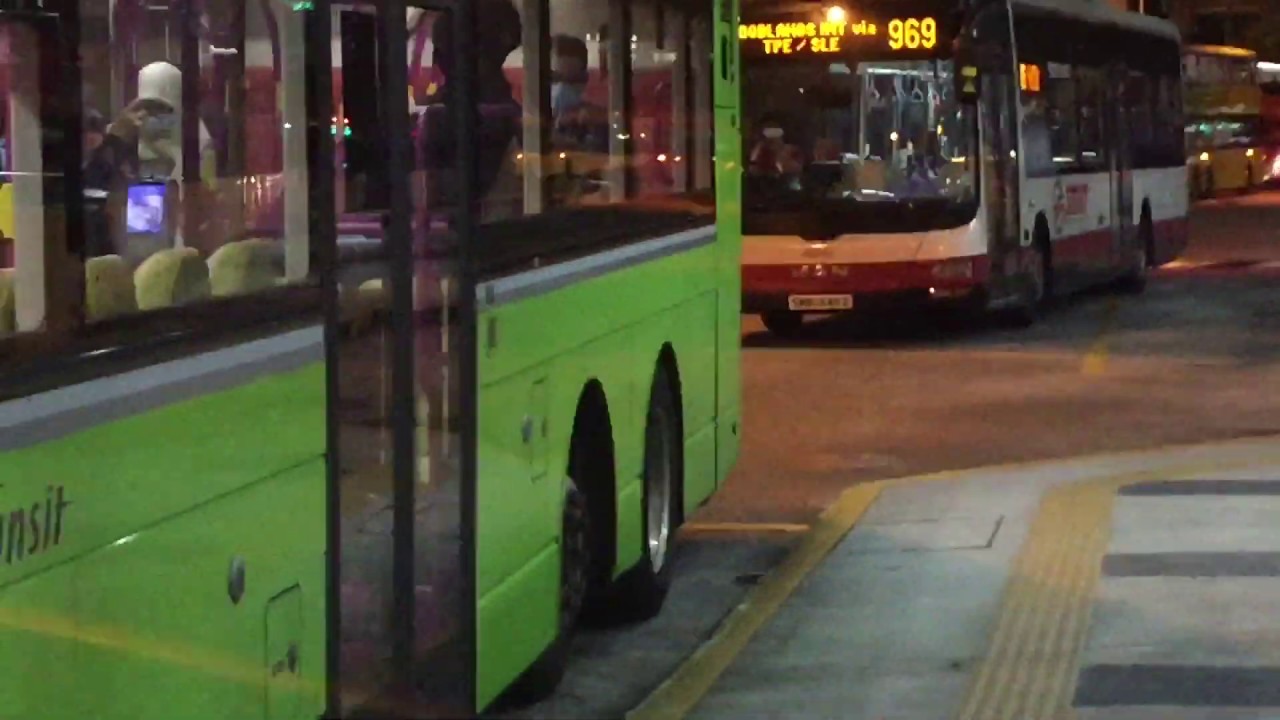 [SMRT]Night Run+Old SMRT Livery-MAN A22 on service 969(SMB1349Z) - YouTube