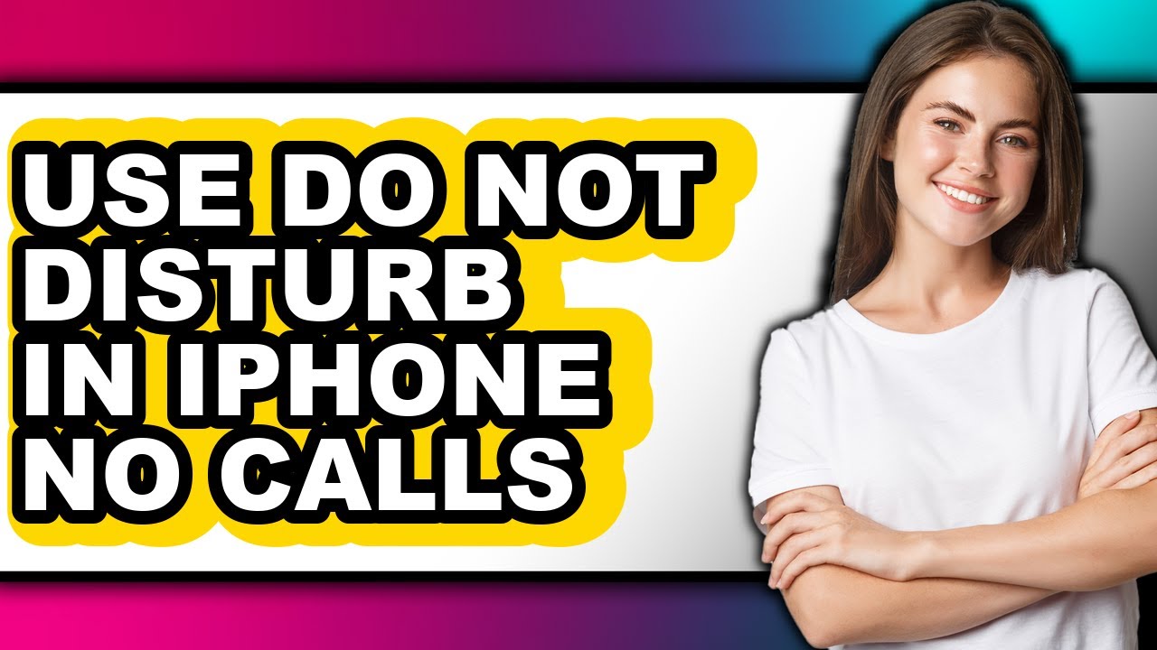 How to Use Do Not Disturb in Iphone No Calls (easy Method) - YouTube