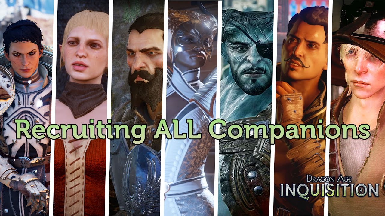 Meeting All Companions for the first time | Dragon Age Inquisition ...