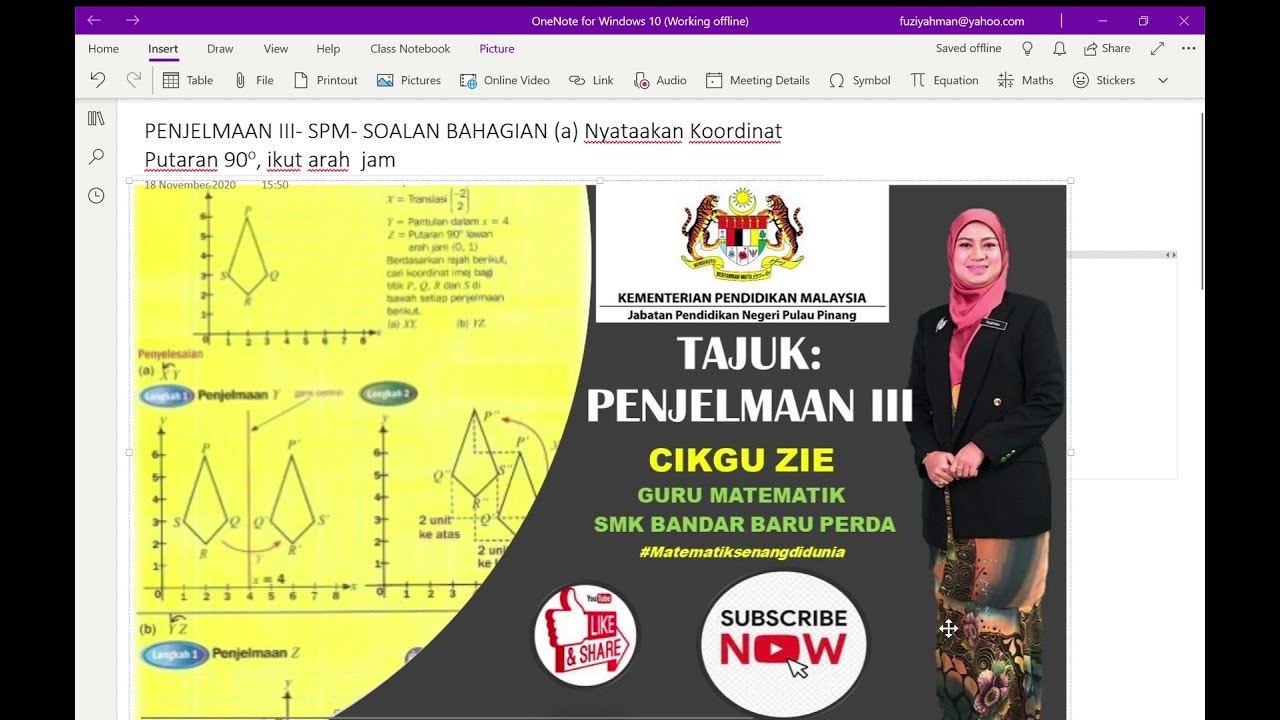 PENJELMAAN PUTARAN 90 IKUT ARAH JAM (CARA MUDAH) - YouTube