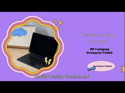 Review Laptop Second : HP Compaq Presario V3000 - YouTube