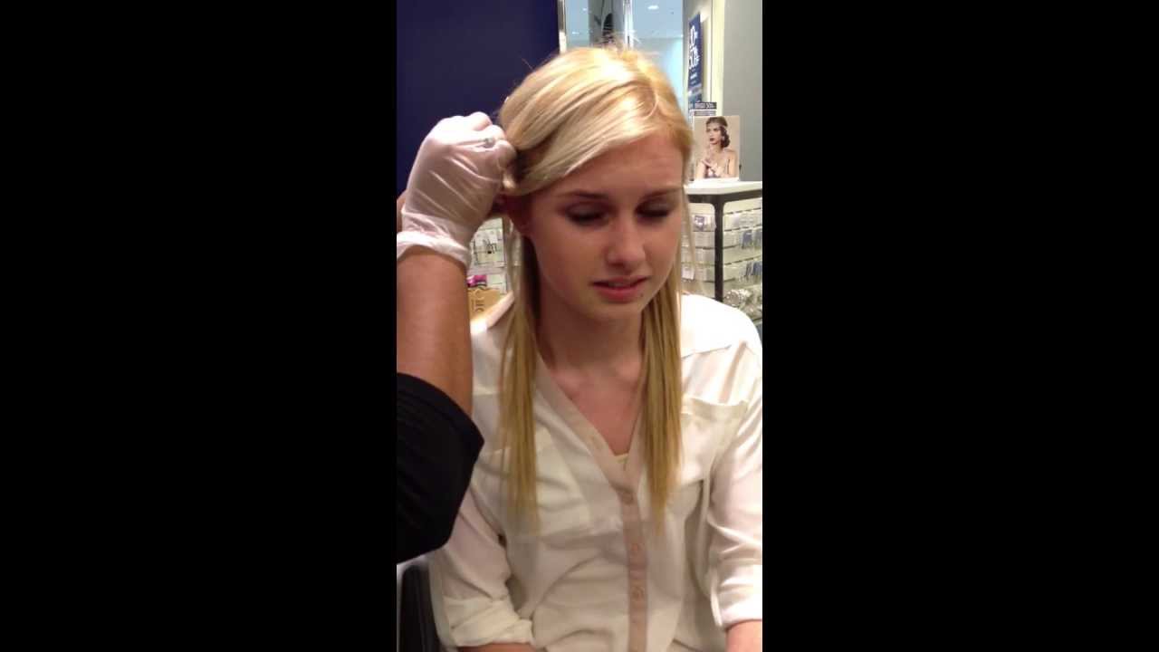 Cartilage piercing gone wrong... Lol - YouTube