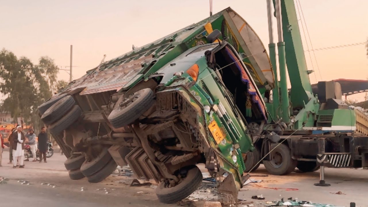 Dangerous Accident Of OverLoaded Truck | Complete Restoration ...