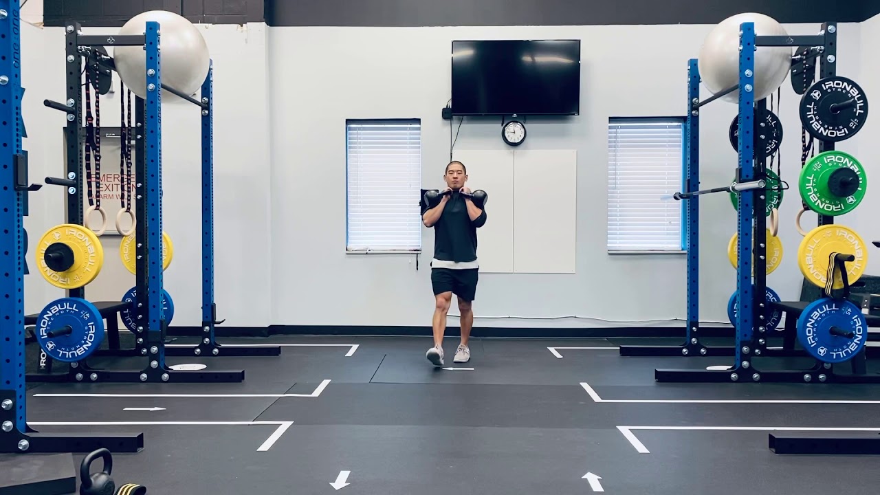 double KB front rack carry - YouTube