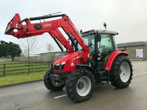 Massey Ferguson 5610 Tractor c/w MF 946 front loader - YouTube