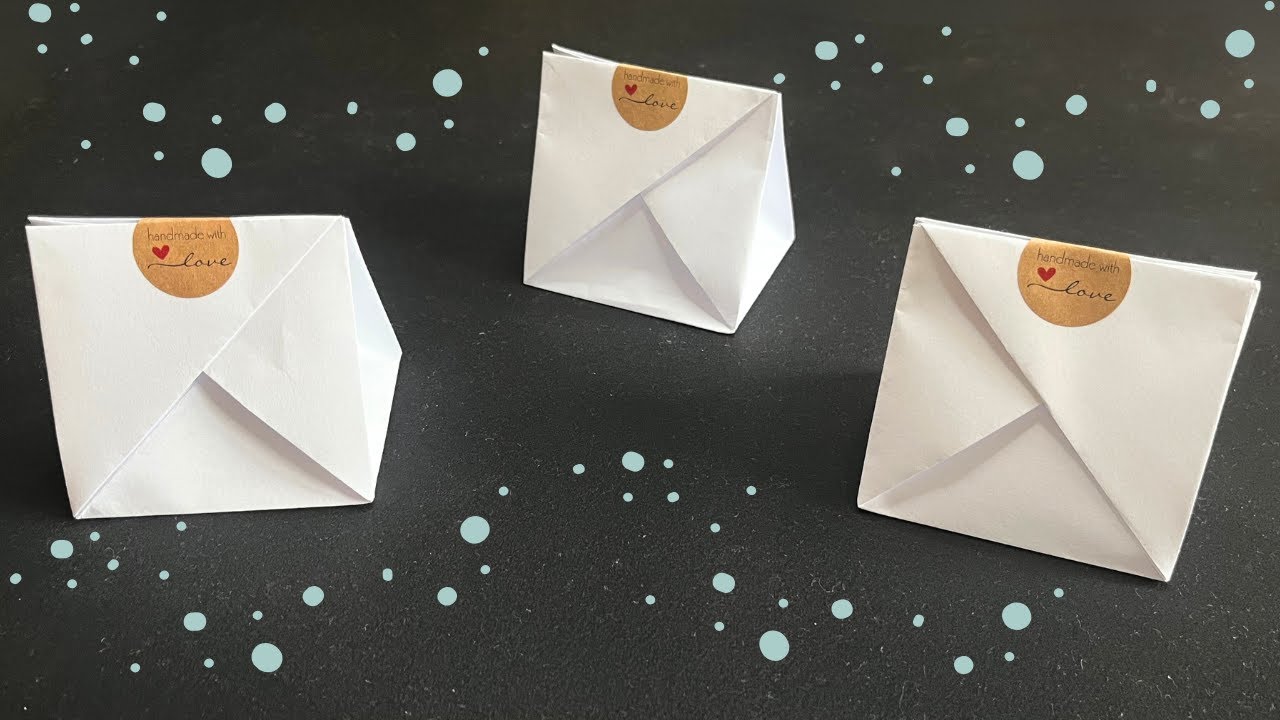 Einfache Origami Geschenktüte falten – DIY Geschenkverpackung aus A4 ...