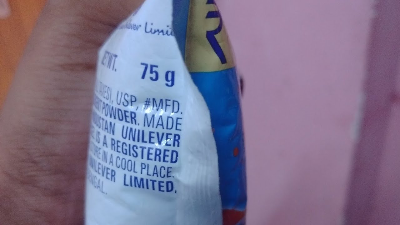 The effect of heat is now on the packet of sarf - YouTube
