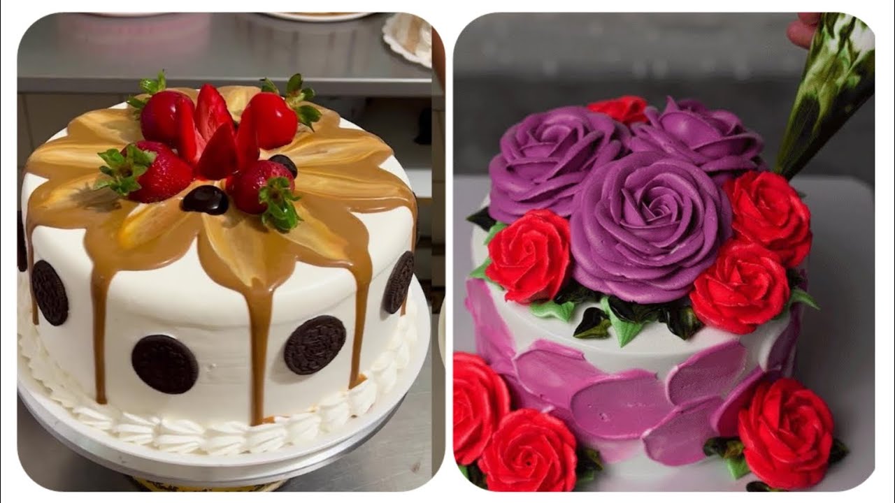 Beautiful Flowers Cake Tutorials For You | Amazing Flowers Cake Designs ...