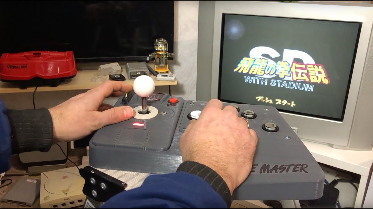 SD Hiryu no Ken Densetsu (Nintendo 64) with the Ultra64 Arcade Master - YouTube