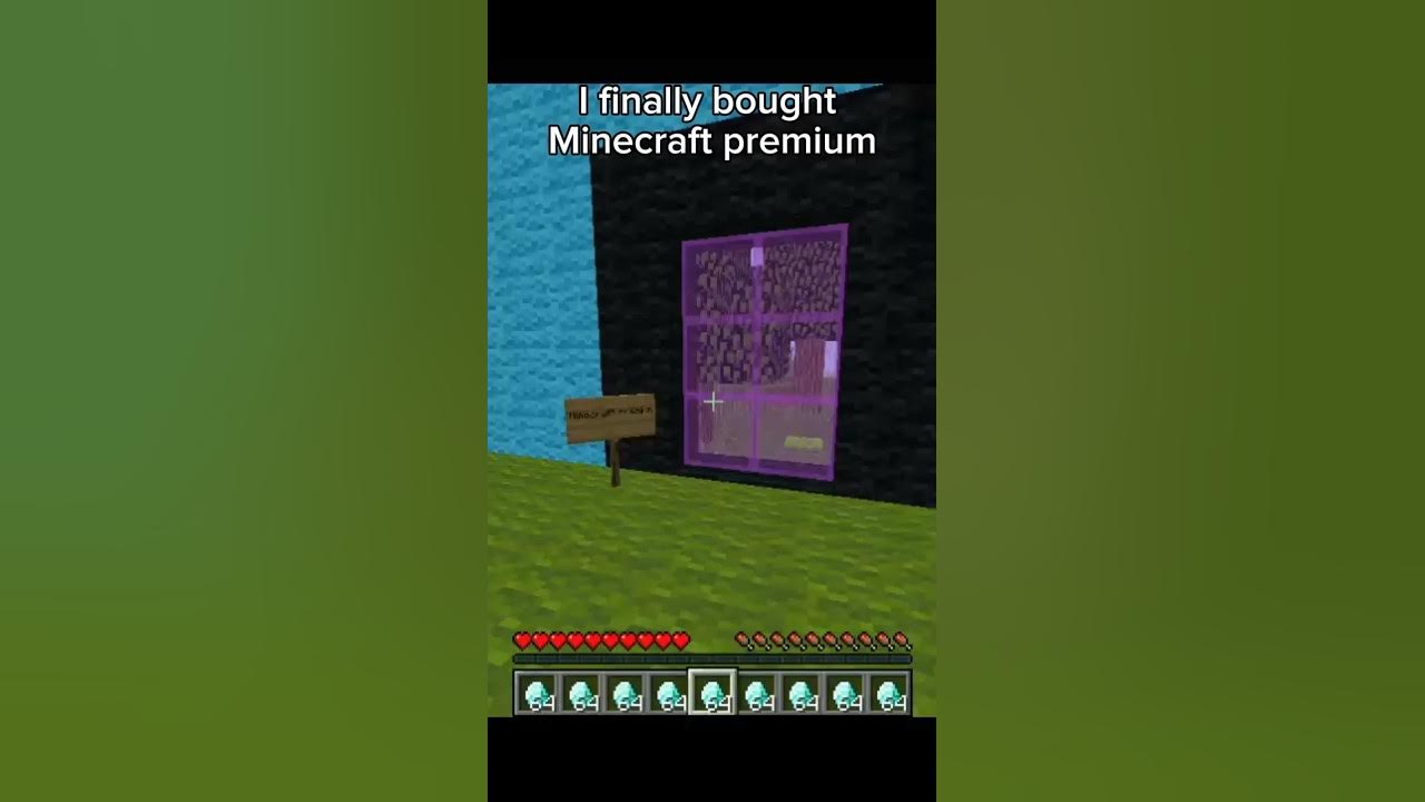 I finally bought Minecraft premium #minecraft #shorts - YouTube