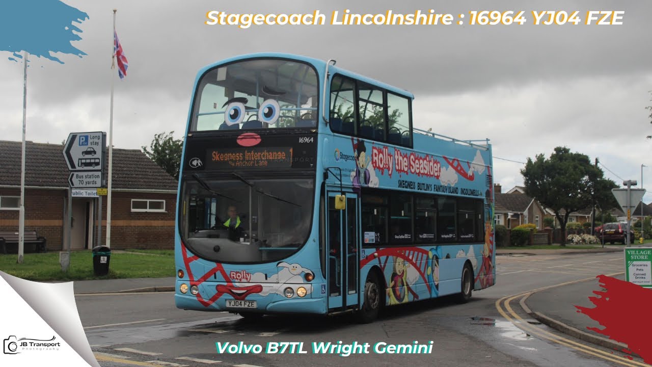 Stagecoach Lincolnshire 16964 YJ04 FZE - YouTube