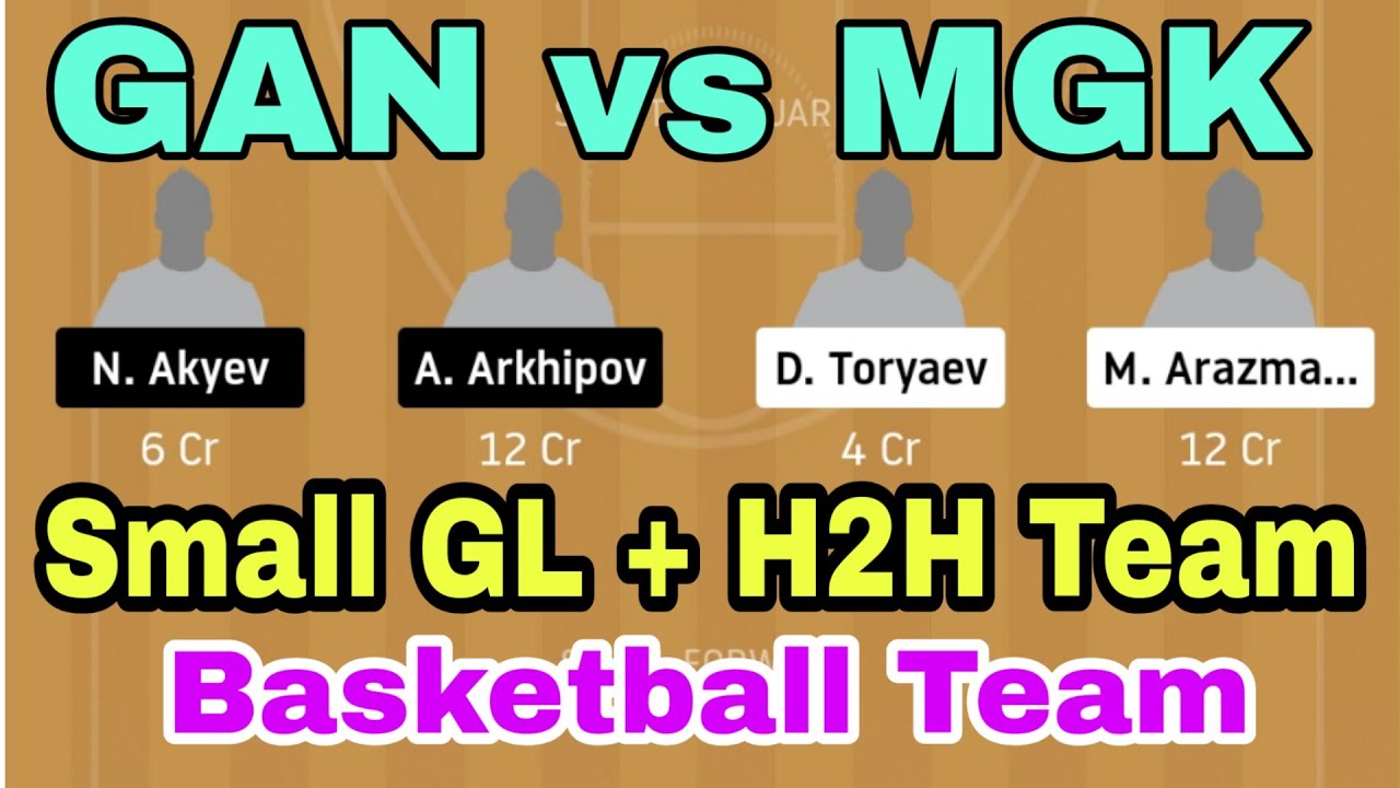 GAN vs MGK Basketball Team Dream11 Today match prediction | important ...