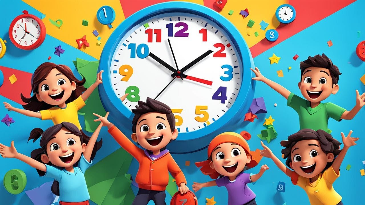 Learn Time | Nursery Rhymes for Kids | Educational Song for Little ...