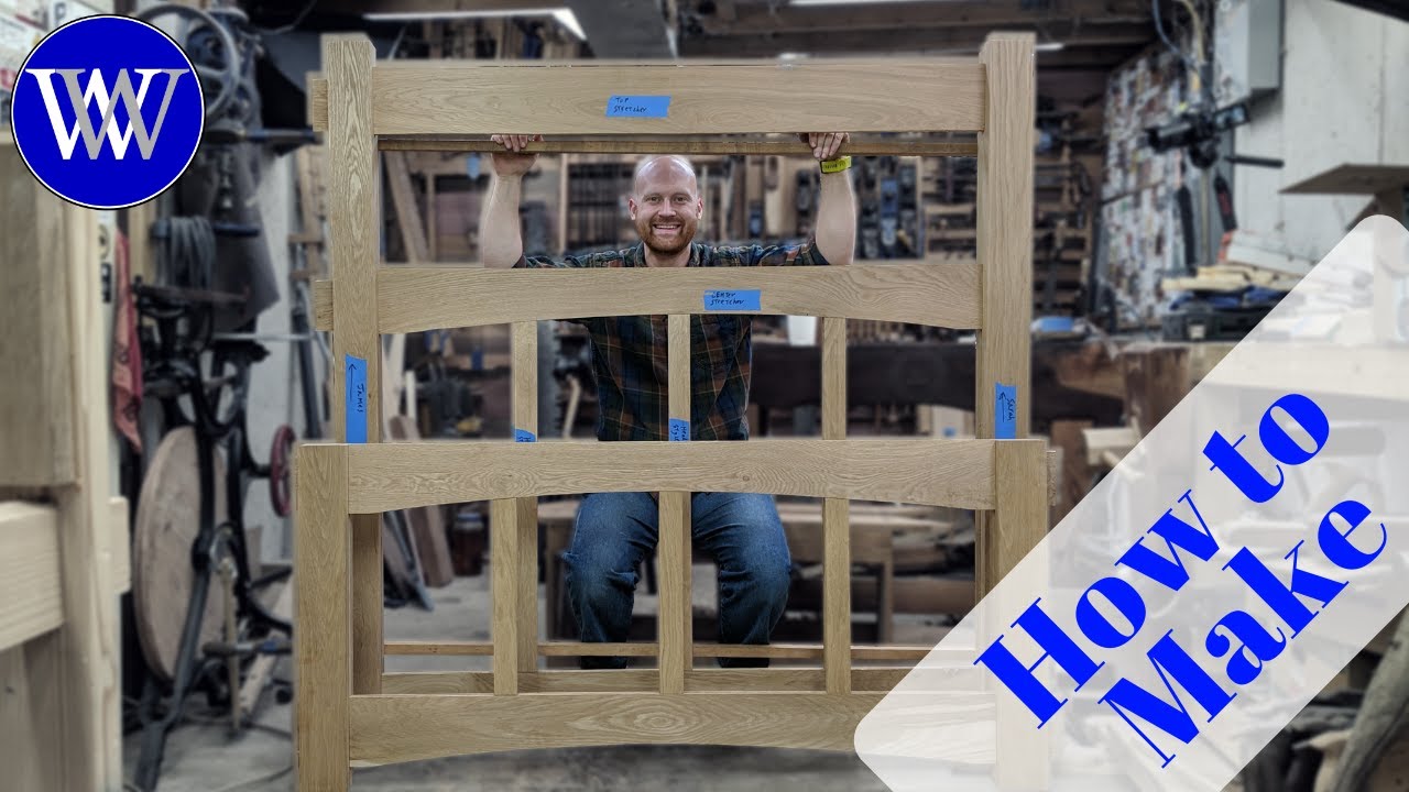 How to make a Mission style Bed Part 3 - YouTube
